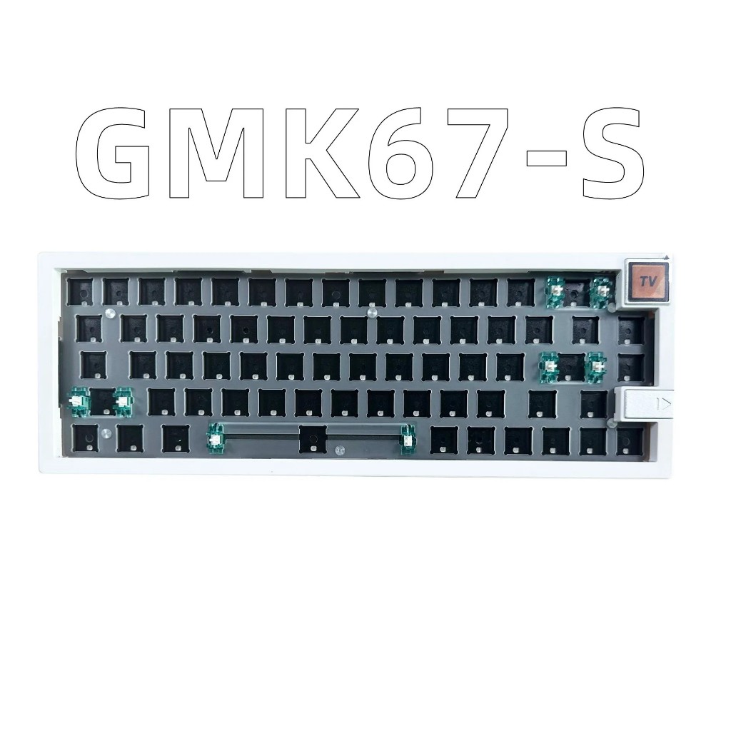 ZUOYA GMK67-S Gaming Mechanical Keyboard KIT Wireless Bluetooth display ...