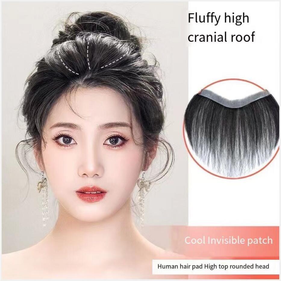 Hairline fake hair patch invisible traceless air fringe wig female ...