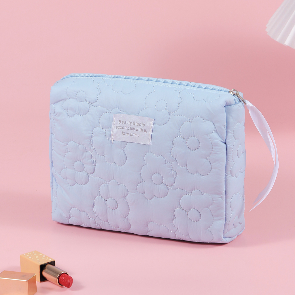 Large Capacity Candy Cute Storage Bag Travel Portable Soft Flower ...