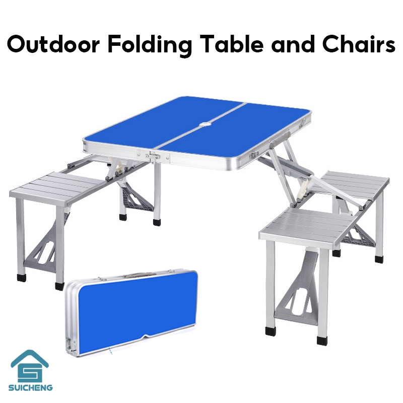 SG Aluminium Folding Picnic Table Lightweight Outdoor Folding Tables ...