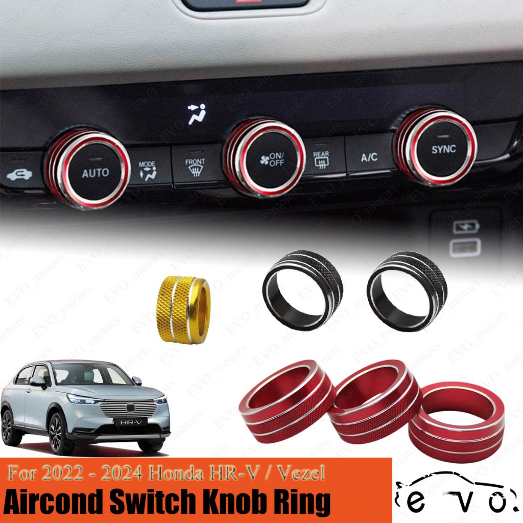 For 2022 - 2024 Honda HR-V HRV Aircond Switch Knob Cover VEZEL Air ...