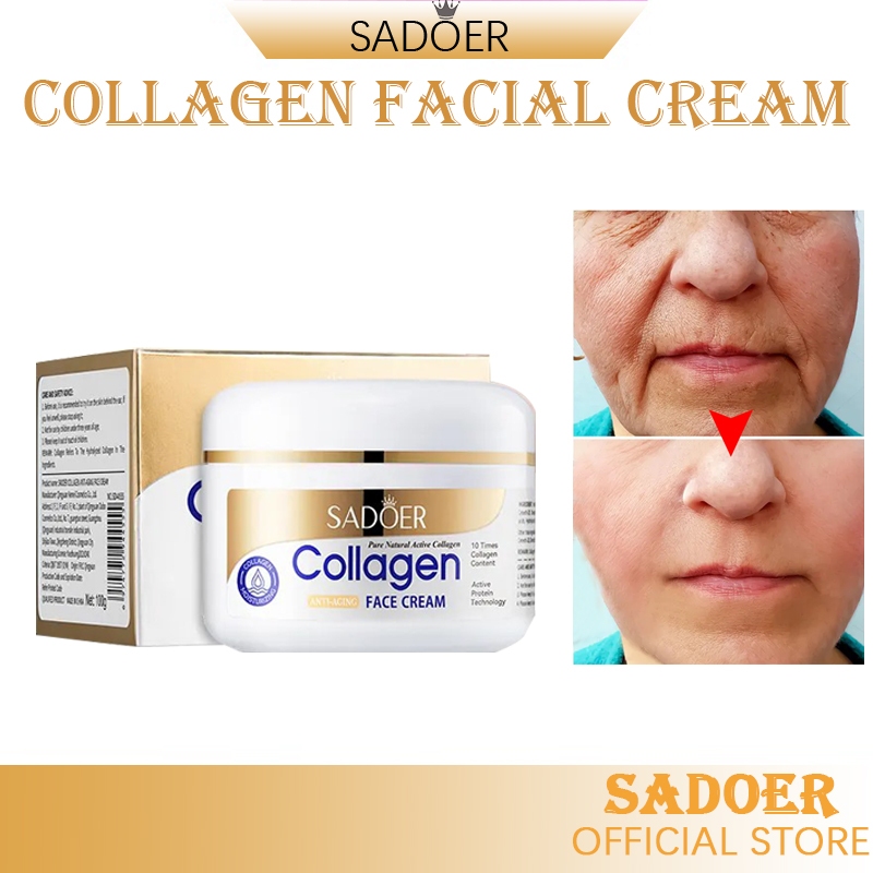 SADOER Collagen Face Cream Anti Wrinkle Firming Cream Anti aging ...