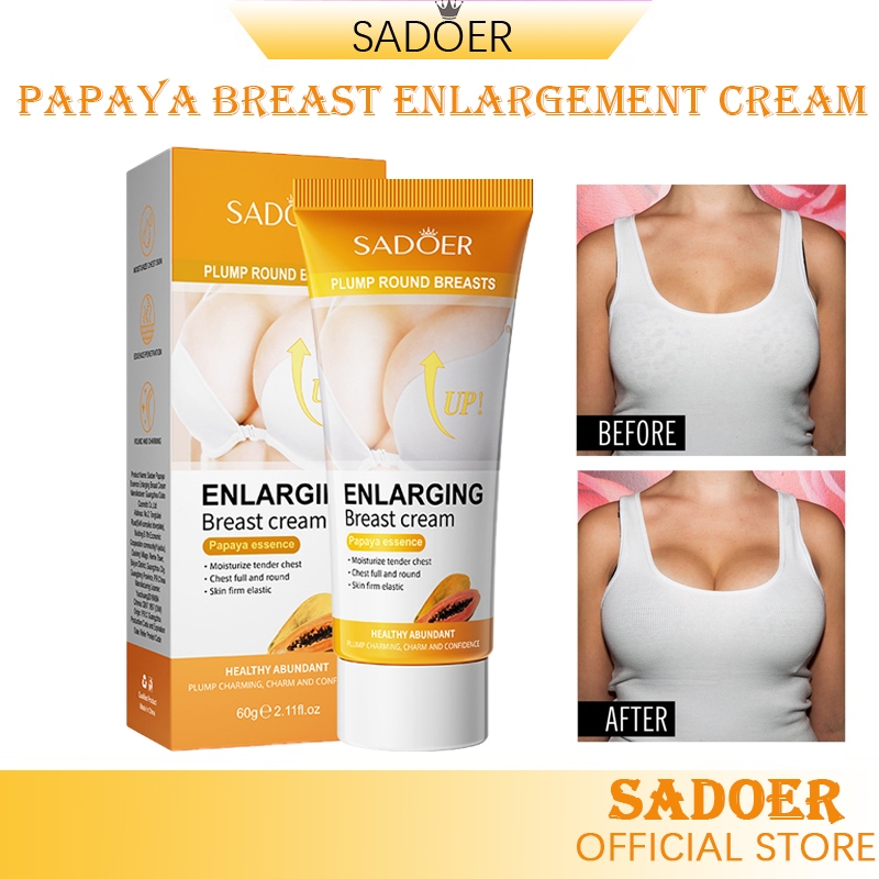 SADOER Breast Cream Breast Enhancement Cream Bust Cream 60ml Tightness Big Bust Fast Effective ...