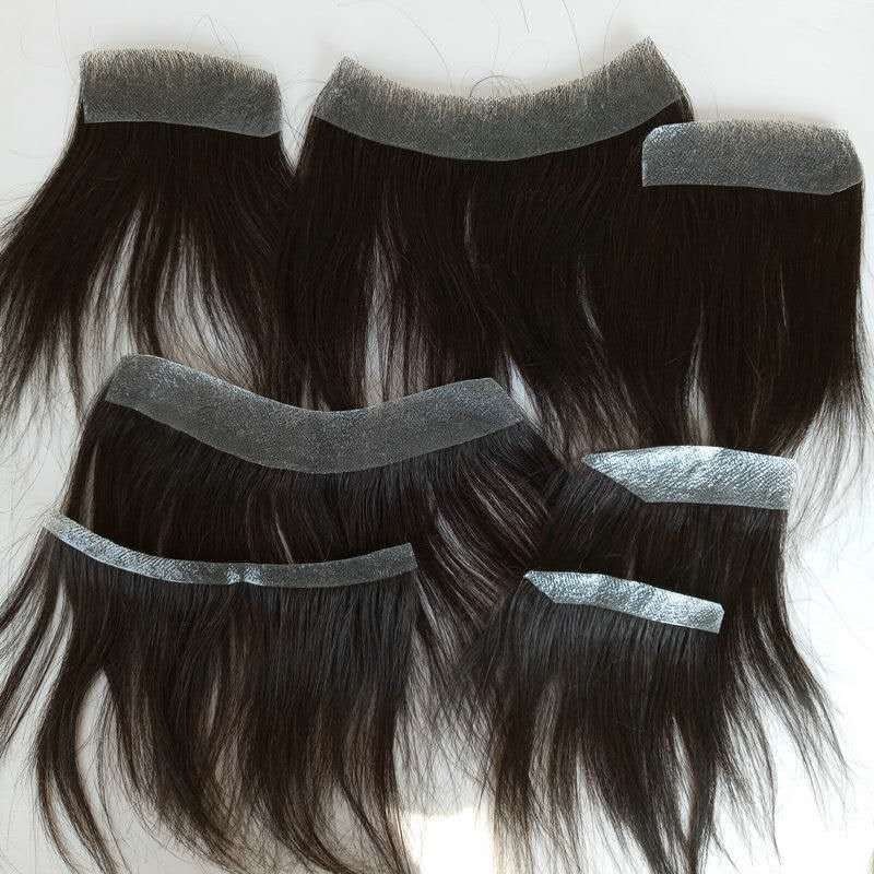 Wig Men's and women's hairline fake hair patch forehead Men's and women ...