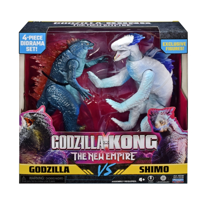 Godzilla x Kong Godzilla vs Shimo Figure 2-Pack by Playmates Toys ...