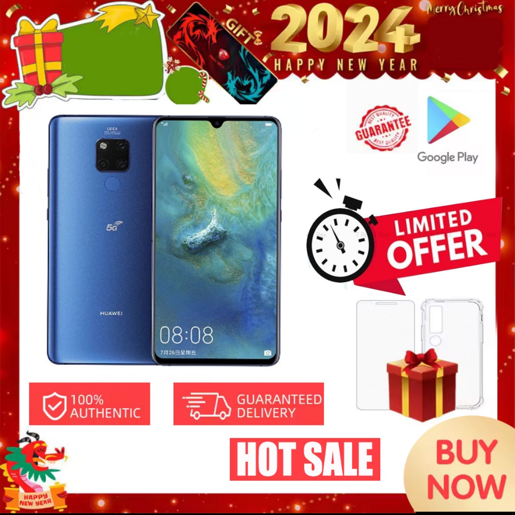 Global Rom Huawei Mate 20 X 5G 4G 128GB 256GB Android Cell Phone ...