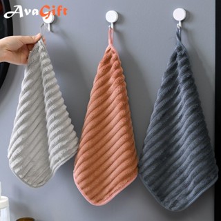 【buy 5 get 1 free】 Soft absorbent hand towel, 30*30cm hangable ...