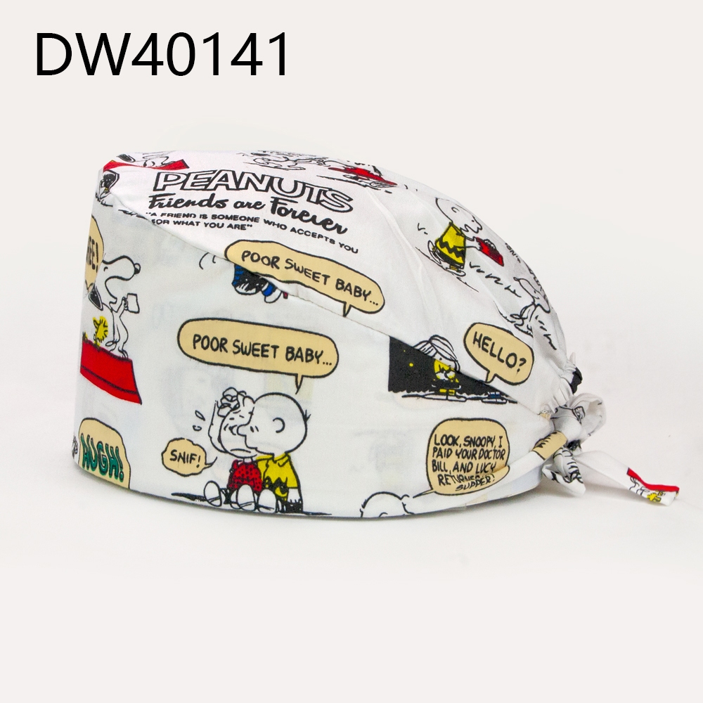 peanuts snoopy printing Pet Grooming Scrubs Hats Tooth check Scrubs ...
