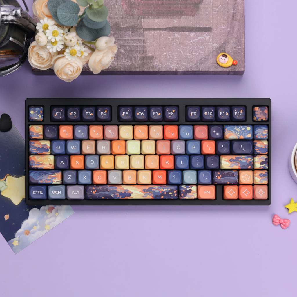 KBDfans STARRY SKY MOA PROFILE KEYCAPS SET | Shopee Singapore