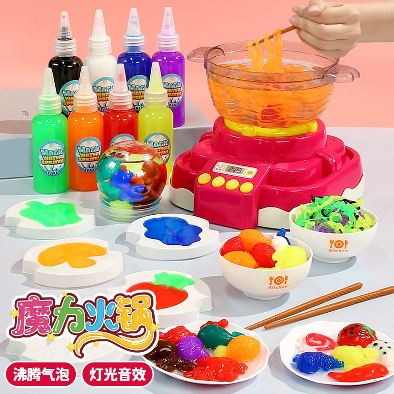 36pcs Magic Hot Pot toy Magic Water Elf hot pot machine Kids Playing ...