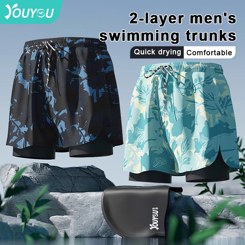 Adult men's swimming trunks, quick-drying, breathable, fashionable ...