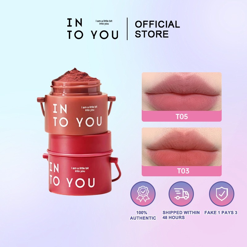 Into You Lip And Cheek Dual-Use Bucket Lip Mud Lasts And Does Not Fade ...