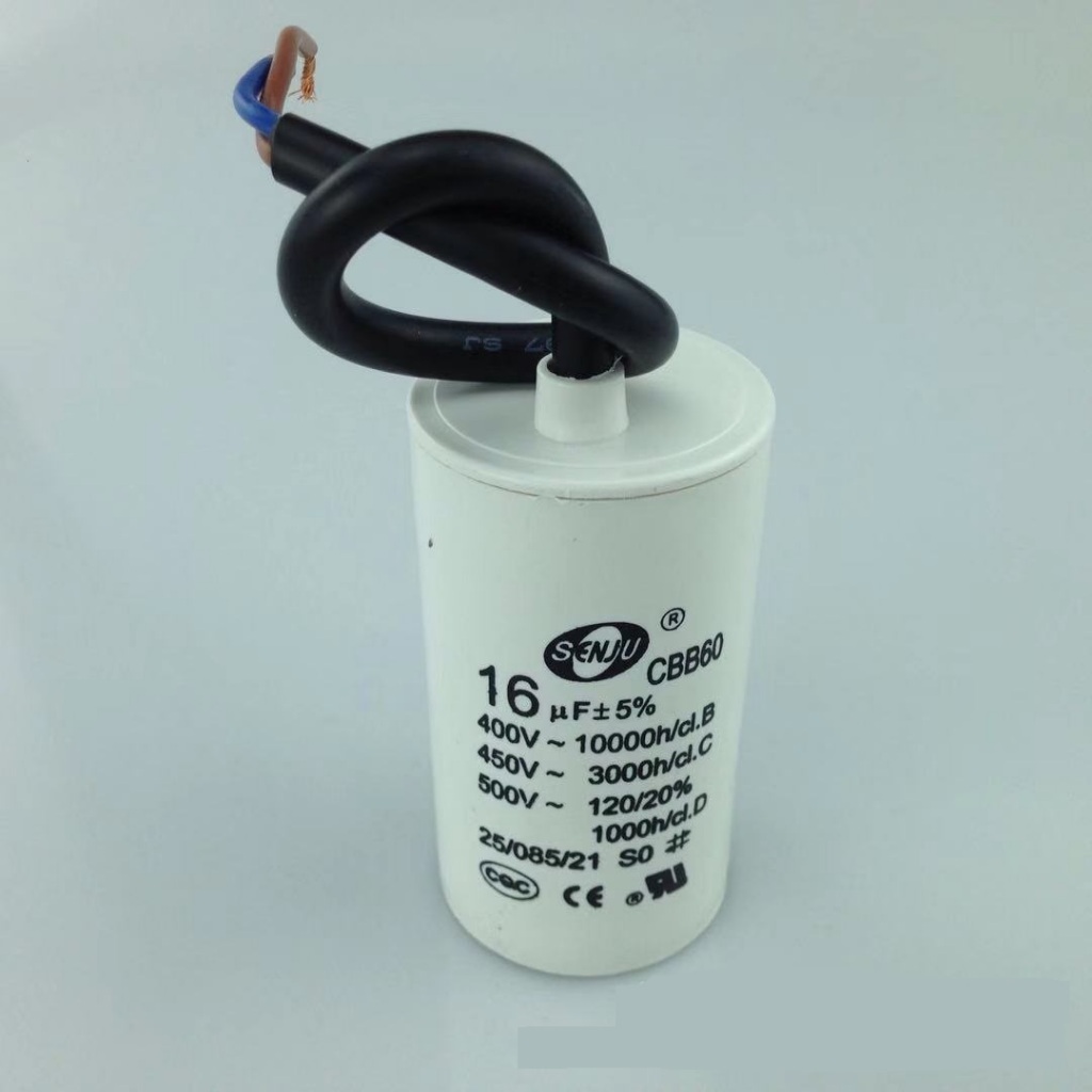 Cbb60 AC Motor Water Pump Washing Machine Starter Capacitor 4UF~25UF ...