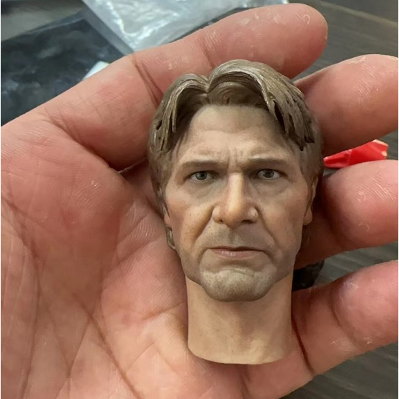 1/6 Scale Harrison Ford Head Sculpt PVC Old Age Male Head Carving Model ...