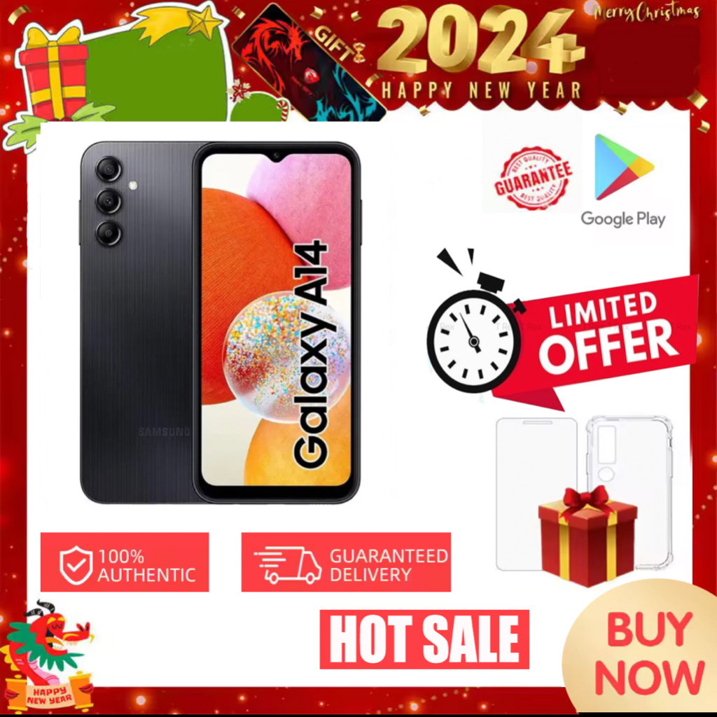 New Set Samsung A14 5G 128GB 6.6-inch LCD display Dual Sim Galaxy A14 ...