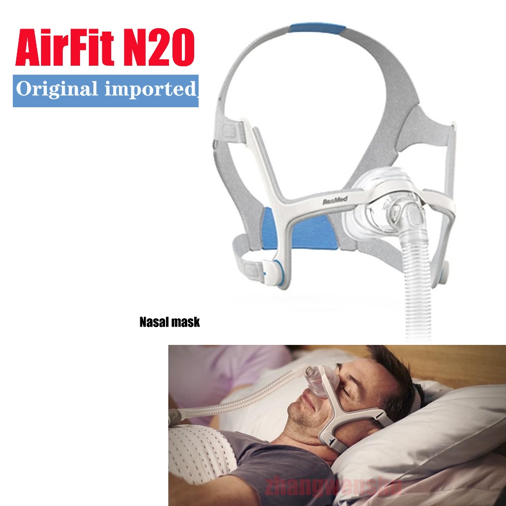 Resmed AirFit N20 Nasal Mask Face Mask Mouth and Nose Mask Comfortable ...