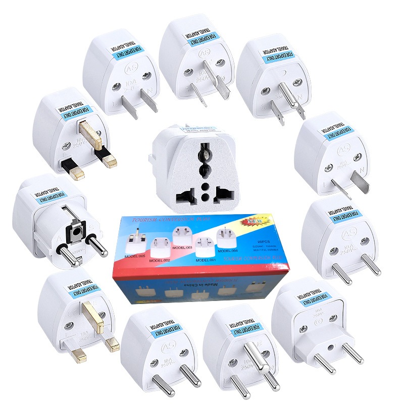 UK/EU/US/DE/AUS/ZA Conversion Plug Travel Adapter Plug Universal ...