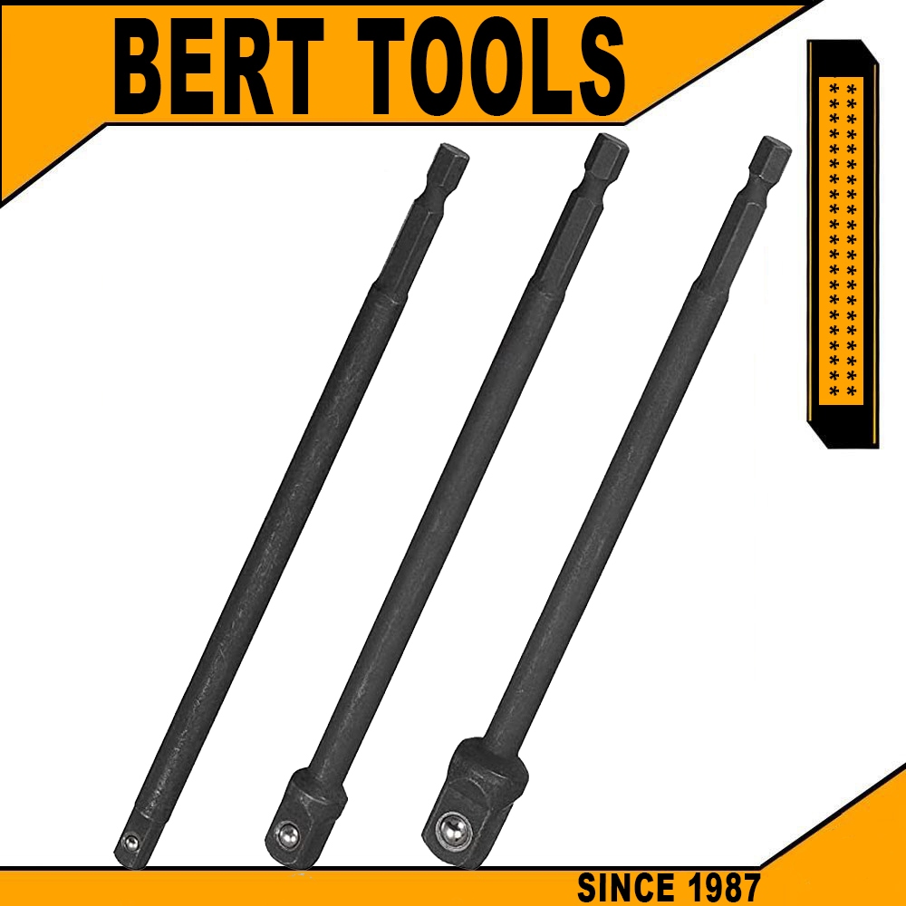 BERT🇸🇬｜3 Pieces Impact Grade Socket Adapter Set 150mm Impact Wrench ...
