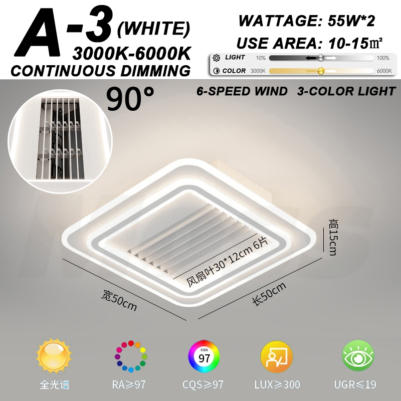 [FREE INSTALLATION] SG Stock Bladeless Ceiling Fan anti-Flash Frequency ...