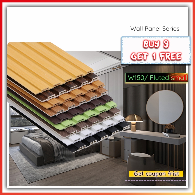 Flute Wall Panel PVC Wood-Plastic Wall Panel Ceiling Balcony Ceiling ...