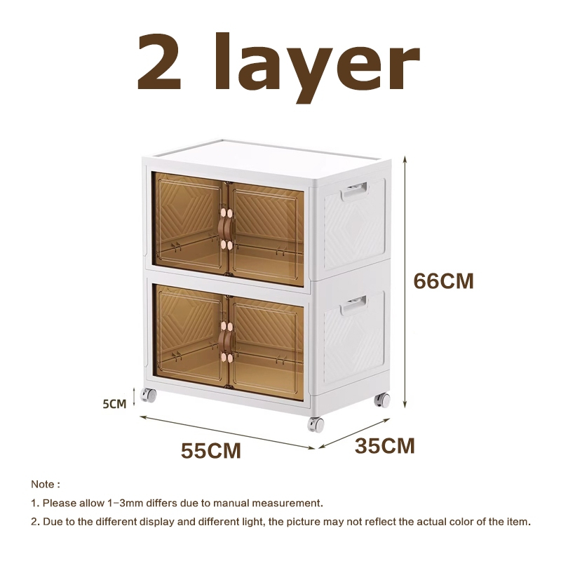 【SG Ready Stock】foldable cabinet storage Drawer Chest Stackable Storage ...