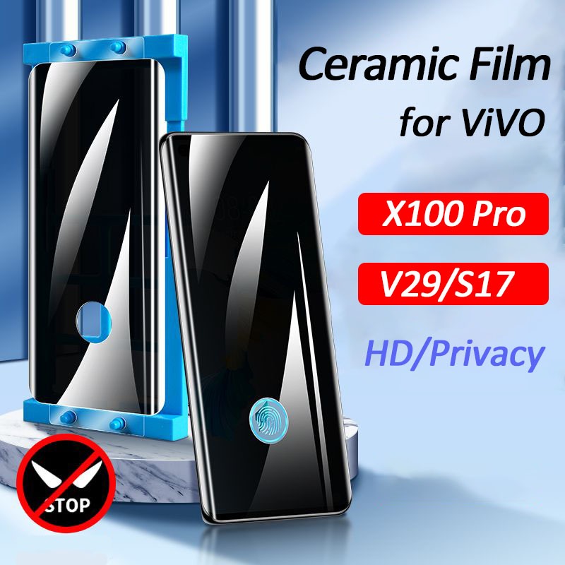 Ceramic Soft Film for VIVO X100 X90 X80 X70 Pro plus/V29/Y100 Full Glue ...