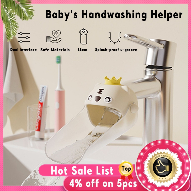 MZ Faucet Extender: Adorable Appearance, Burr-Free, Spill-Proof, and ...