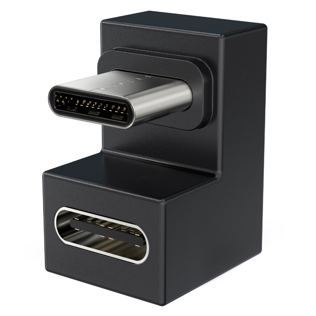 UPERFECT 8K U Shaped Standard HDMI to Standard HDMI Adapter, 360 Degree ...