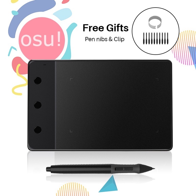HUION OSU Tablet Graphics Drawing Pen Tablet H420 (4 x 2.23")for ...