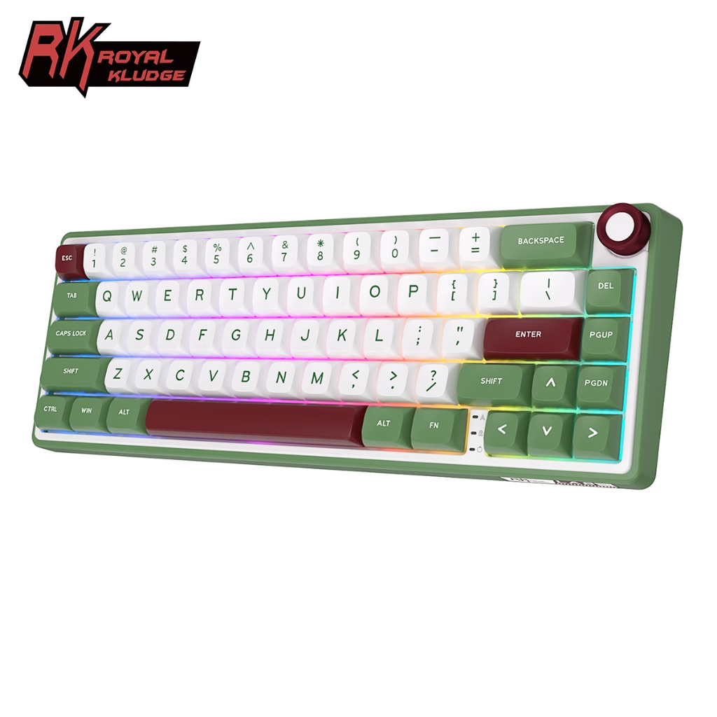 RK Royal Kludge RK R65 Gasket Wired Hot Swapple Mechanical Keyboard ...