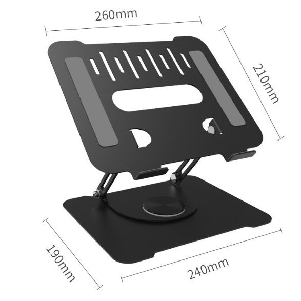 [SG] 360°Rotating Aluminum Laptop Stand Tablet Stand Metal Desk ...