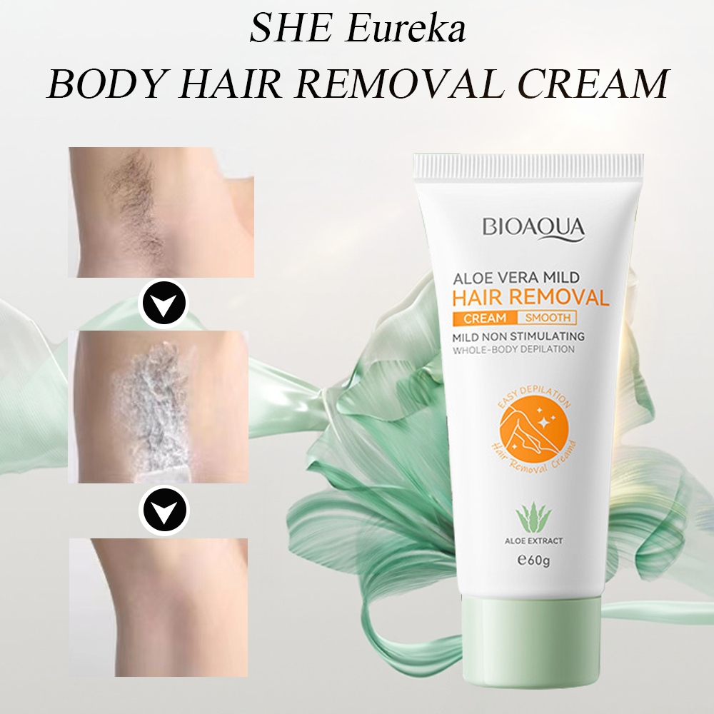 Painless Hair Removal Cream 60g Aloe vera Gentle and irritating Rapid hair removal for armpit ...
