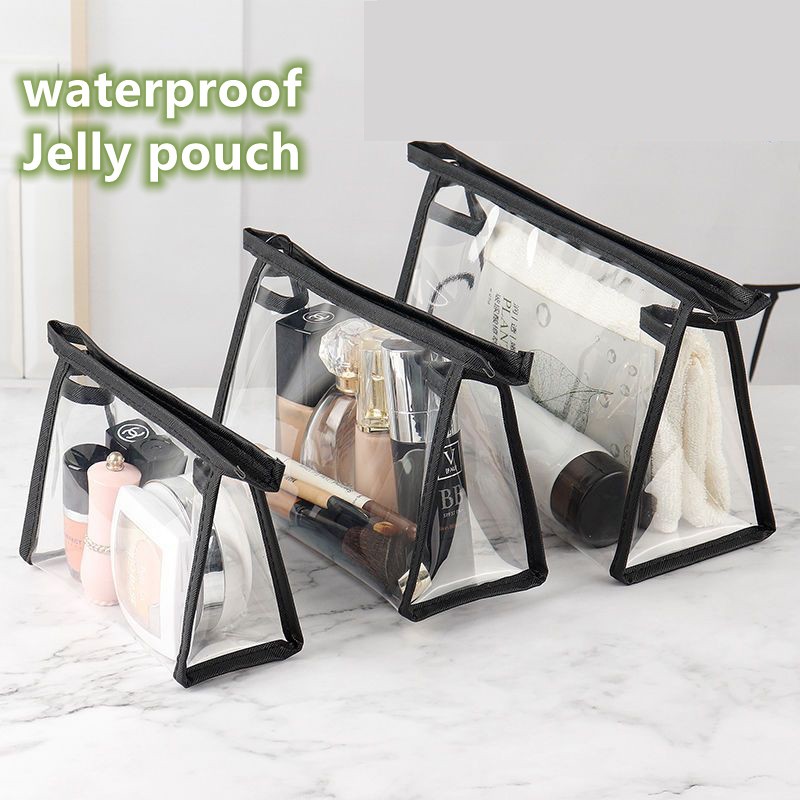 Waterproof Toiletries Bag PVC Pouch Organizer Clear Makeup Pouches ...