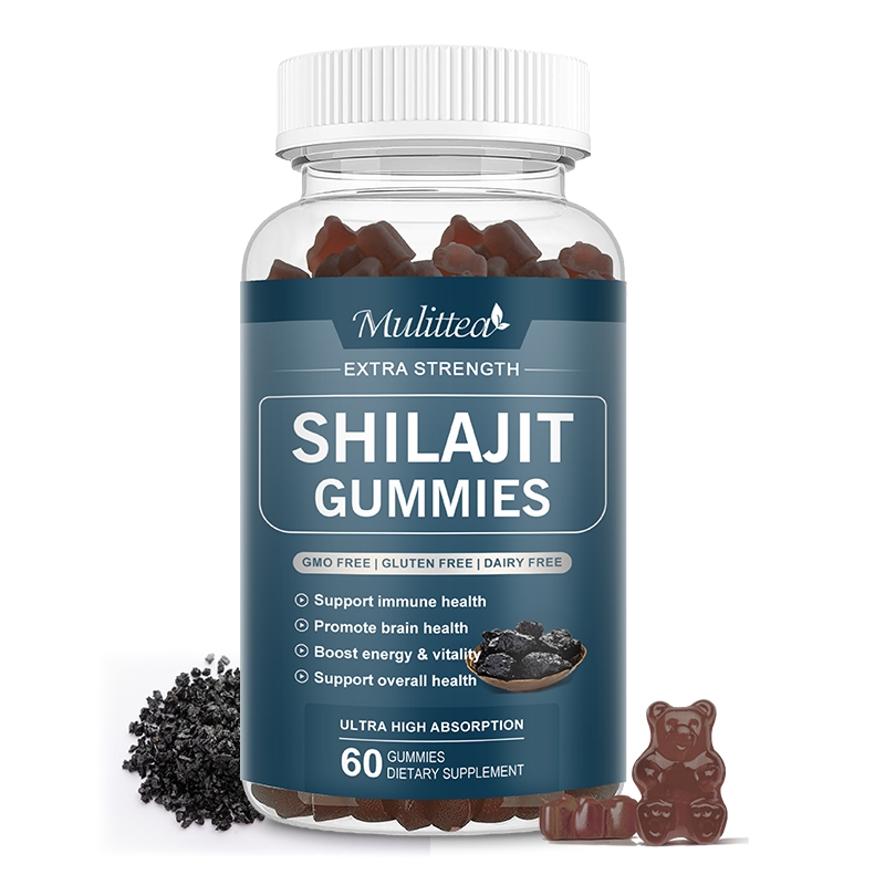 Mulittea Shilajit Gummies 800 Mg Purified Shilajit Extract Natural ...