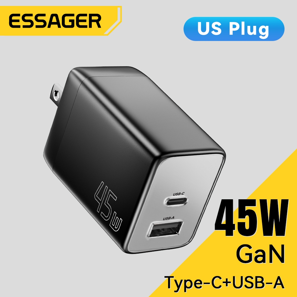 Essager 45W GAN Type C Usb Charger PPS PD QC Max For Samsung Fast ...