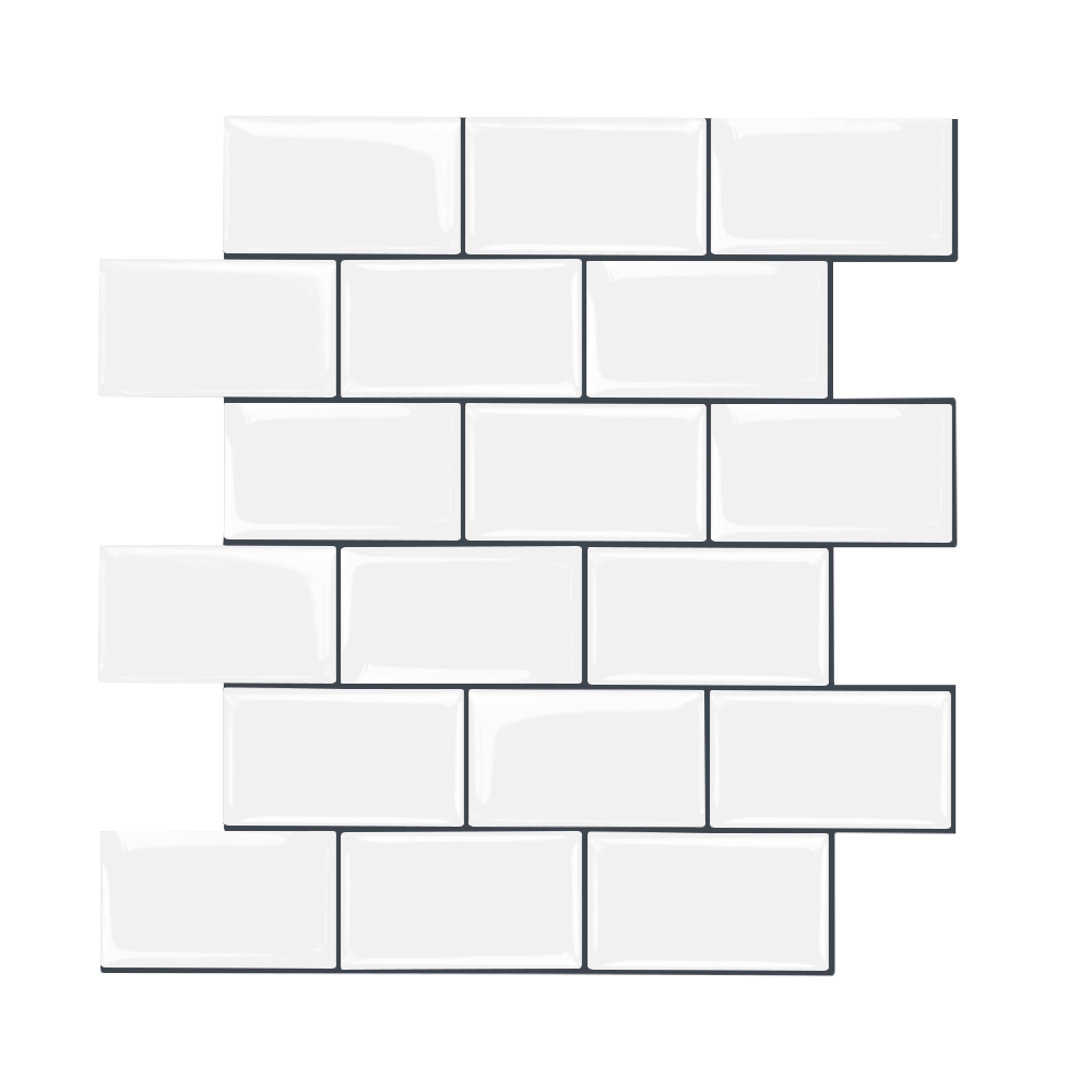 Thicker Upgrade Self Adhesive Vinyl Subway Tiles Peel and Stick Premium ...