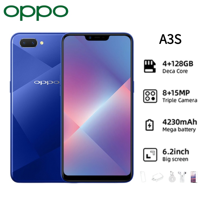 OPPO A3S 6GB+128GB Smartphone Brand New 6.2 inch Full Screen 4230mAh ...