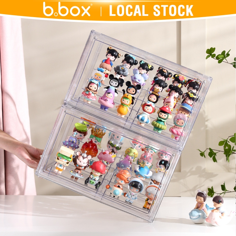 Popmart Display Box Acrylic Display Case Figurine Clear Display Box ...