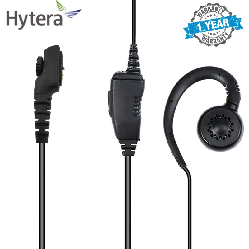 For Hytera PD700 series 1-wire Headset Earpiece C-Shape PTT/Mic for ...