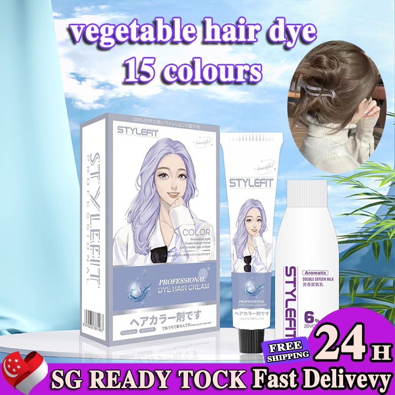 【SG Local Stocks】 Natural Series Hair Dye Vibrant Colors Salon-Quality ...