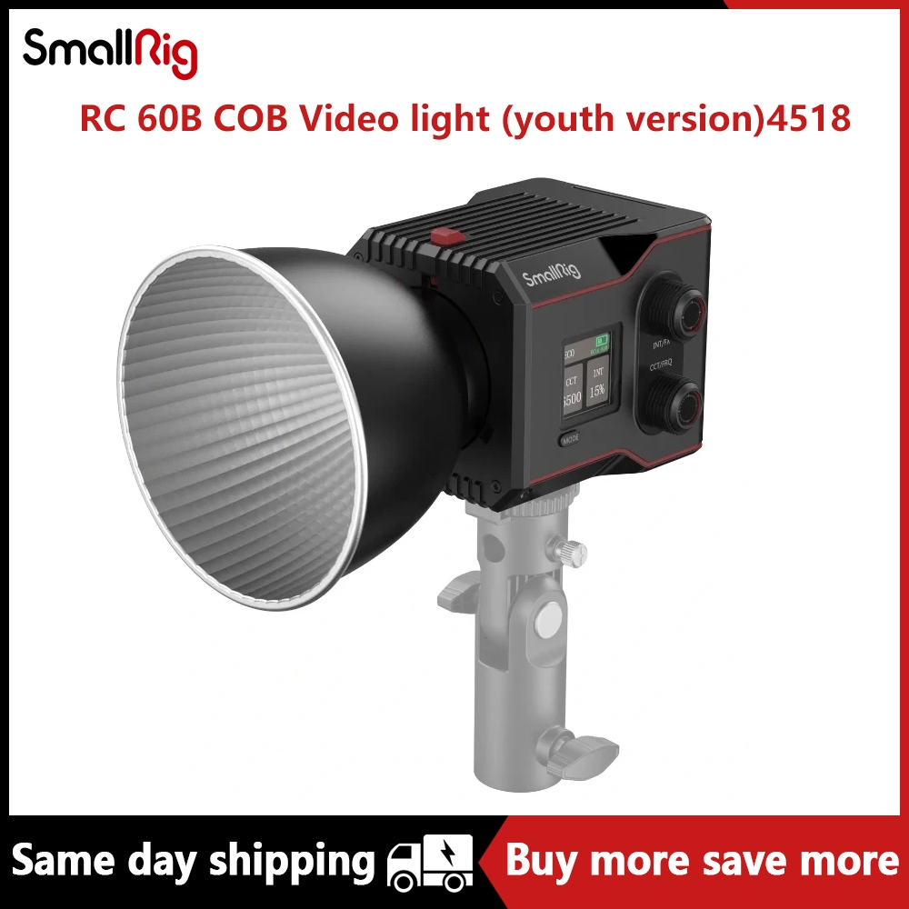 SmallRig RC 60B RC60B COB LED Video Light Portable Lightweight (Lite ...
