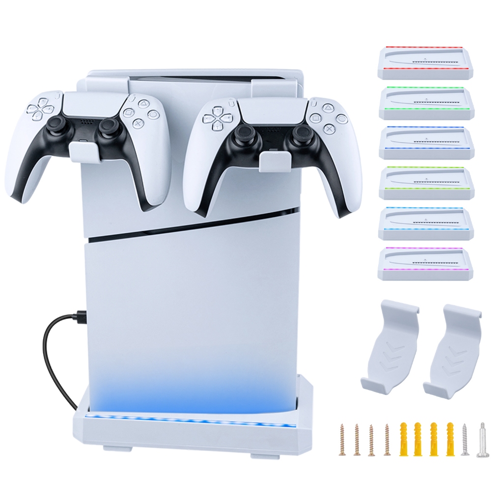 LED Wall Mount Kit for PS5 Slim UHD/Digitial Edition - White | Shopee ...