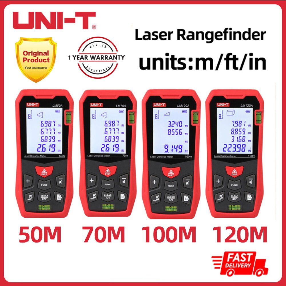 [products ready]UNI-T laser measuring 50m/70m/100m/120m laser small ...