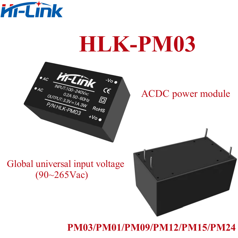 HLK-PM03 HLK-PM03 AC To DC Isolated Switch Power Supply Module 3V Smart ...
