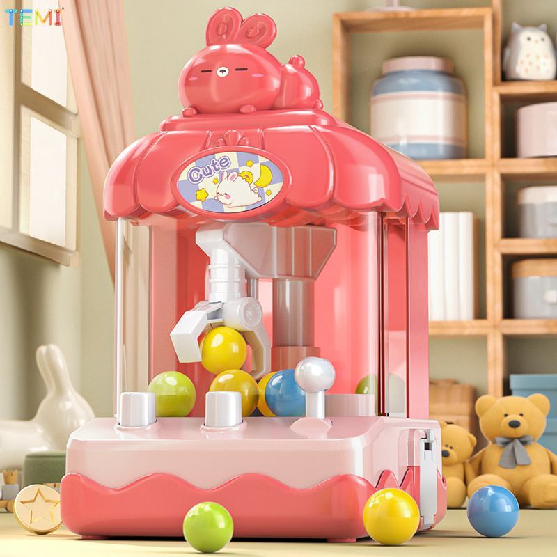 TEMI Cute Doll Machine Grabs Claw Machine Toys Doll Machine Grab Claw ...