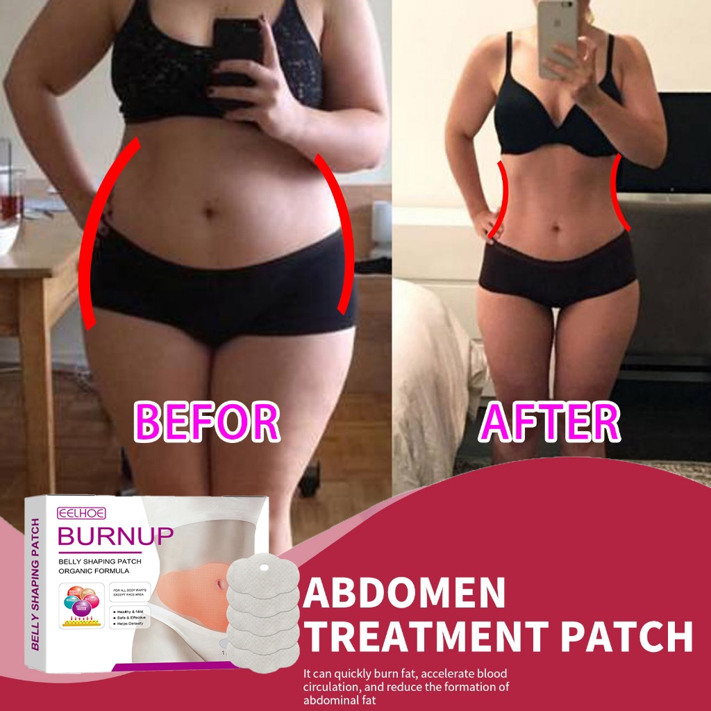 EELHOE Belly Button Slimming Patch Fat Burner Body Weight Loss Laziness Rapid Weight Loss ...