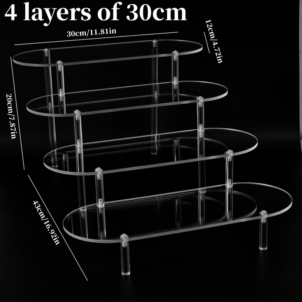 Transparent Transparent Acrylic Display Rack Perfume Storage Rack Skin ...