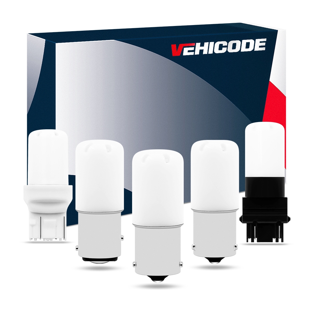 VEHICODE 1 Piece 12V LED Bulb P21W 1156 PY21W BAU15S 1157 P21/5W BAY15D ...