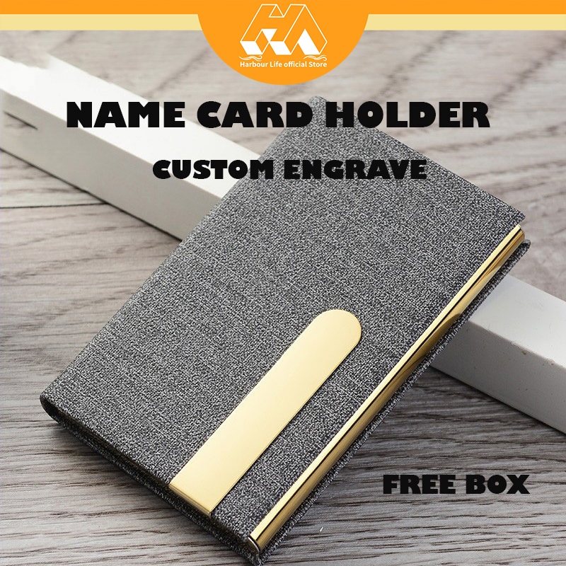New design Business Card Holder Name Card Credit Debit Card Holder Gift ...
