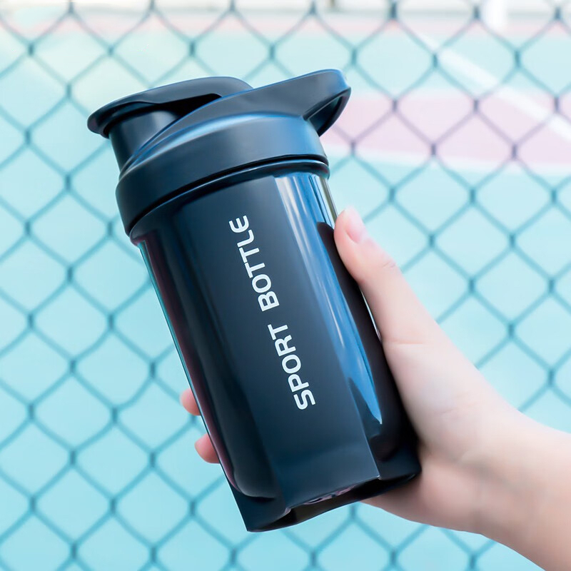 Fitness Protein Shaker Cup 500ml– Portable Sports Mug with 304 ...